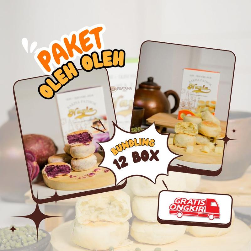 PAKET USAHA 12 BOX BAKPIA KERING NAYLA JOGJA - Shop | Tokopedia