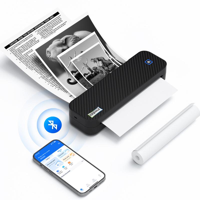 GZQIANJI Mini A4 Printer Portable Thermal Mobile Stencil Maker - TikTok ...
