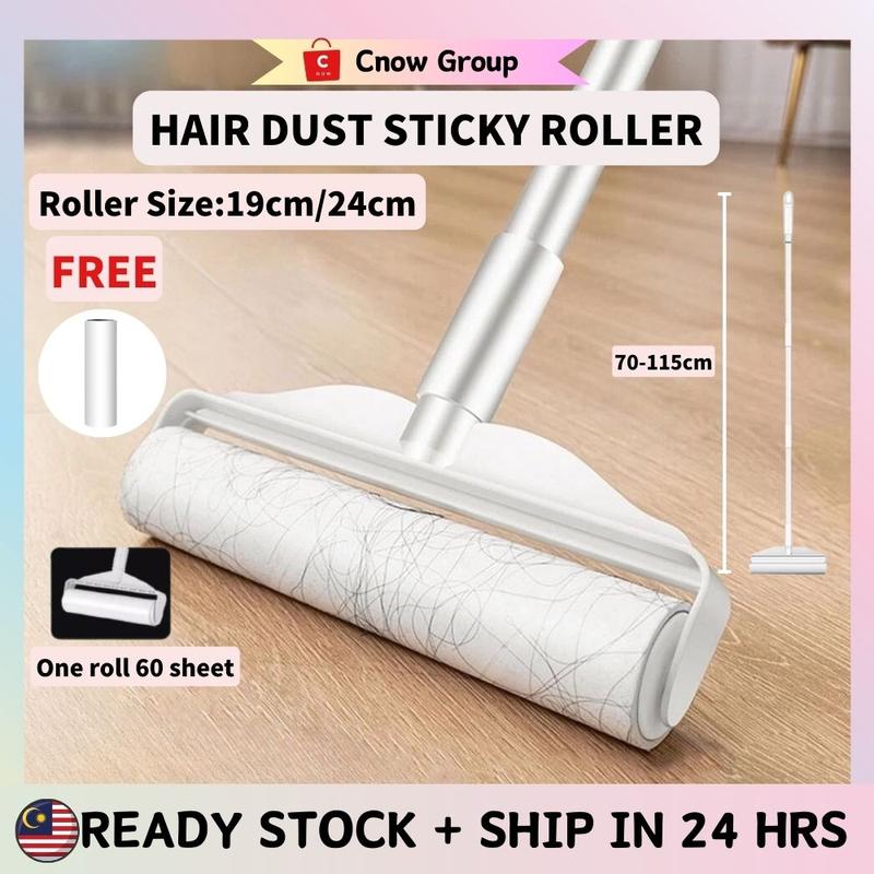 Hair Dust Sticky Lint Roller Floor Pet Cat Fur Sticky Brush Remover ...
