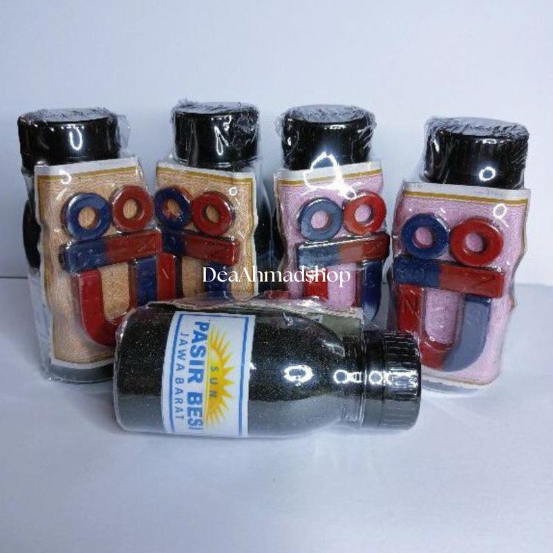 [COD] PASIR BESI PLUS MAGNET U I O UKURAN KECIL / BAHAN PRAKTEK - Shop ...