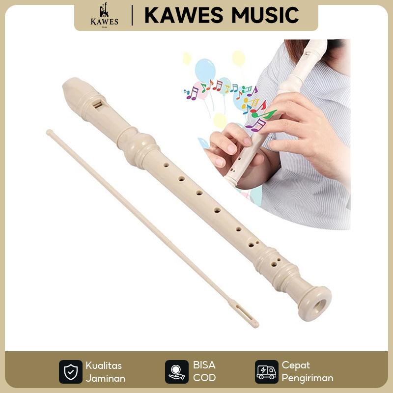KAWES Alat Musik Tiup Seruling Suling Recorder Murah Bahan ABS Bukan ...
