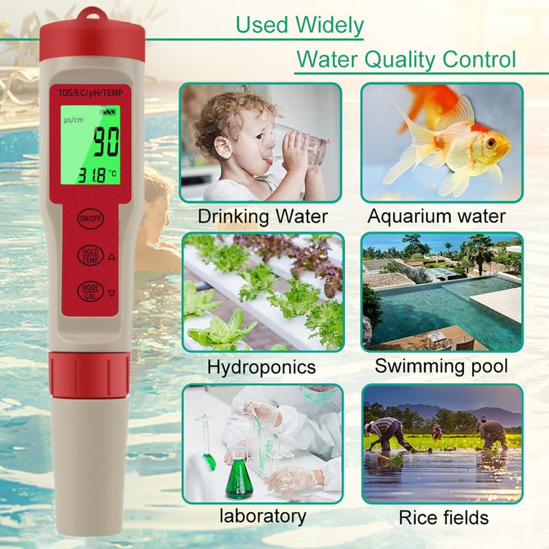 SItamgrn Digital Ph Tester High-precision Water Quality Detector ...