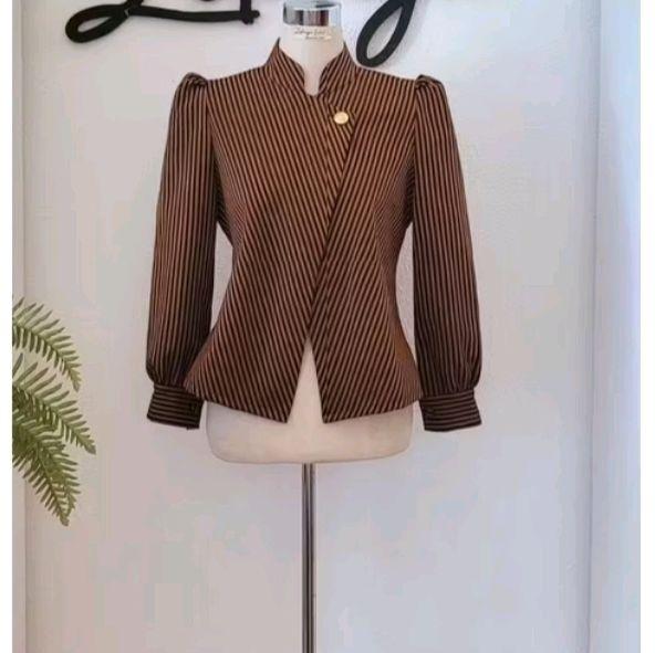blus lurik premium mode kerja - Shop | Tokopedia