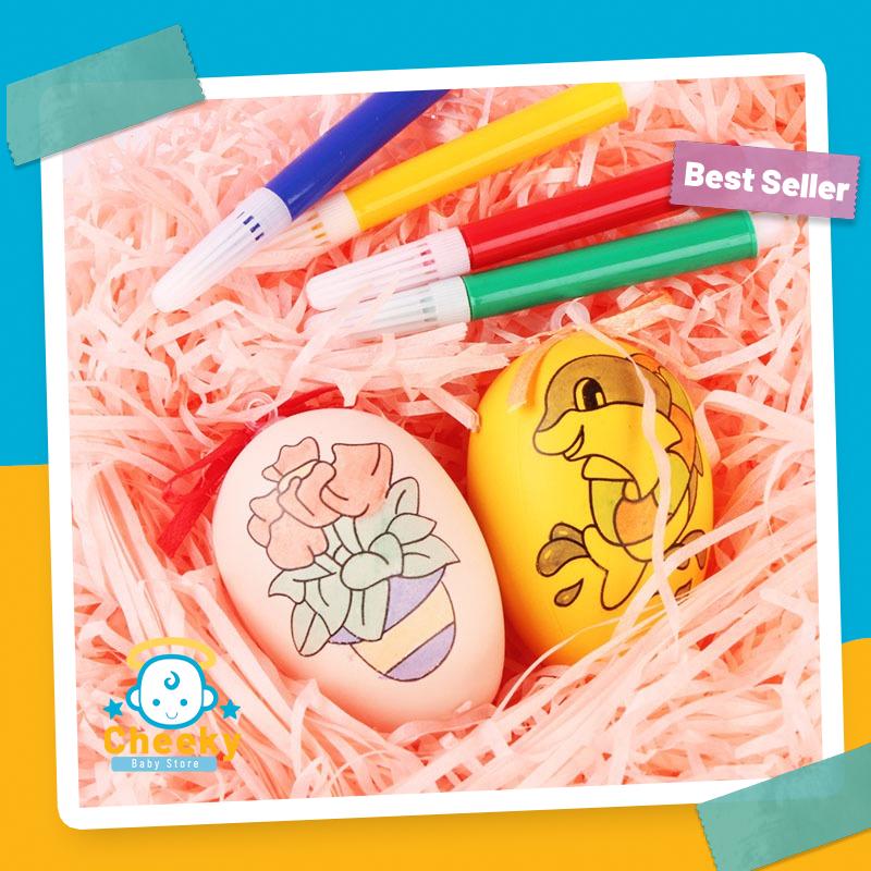 DIY Kids Easter Graffiti Art Craft Toy Egg Color Painting Eg - TikTok ...