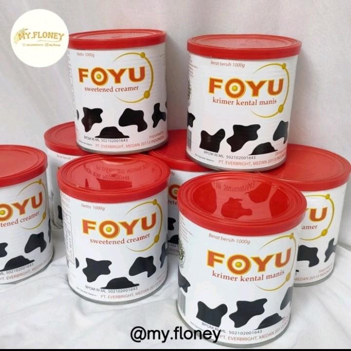 Foyu 1 Kg || Paket isi 8 Kaleng || Krimer Kental Manis Susu Creamer ...