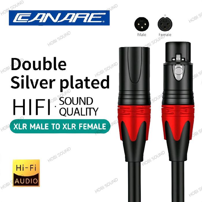 Jual kabel jack xlr male to female panjang varian 1 - 15 meter - 15 ...