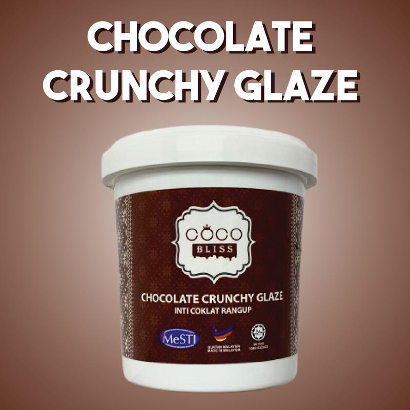 CHOCOLATE CRUNCHY GLAZE 1KG SPREAD PASTE (JERAI:WISDOM OF CHOCOLATE ...