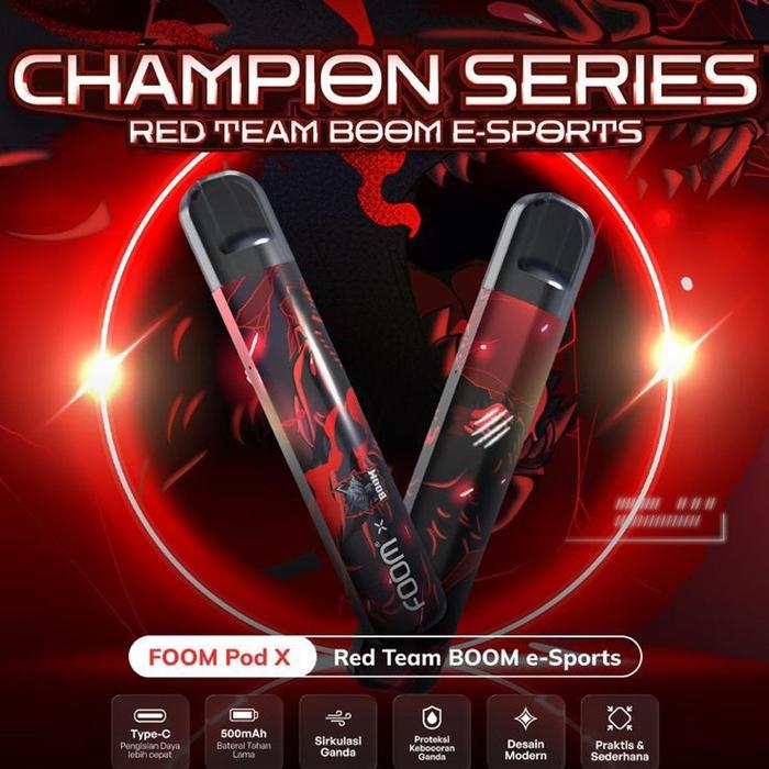 Jual Foom X Red Team Champion Series + Foom Salt Nic 15mL by Foom Lab x ...