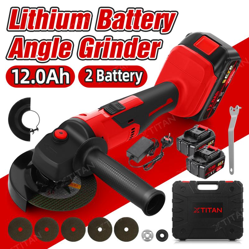 XTITAN Cordless Angle Grinder Pengisar Sudut Cordless Grinding - TikTok ...