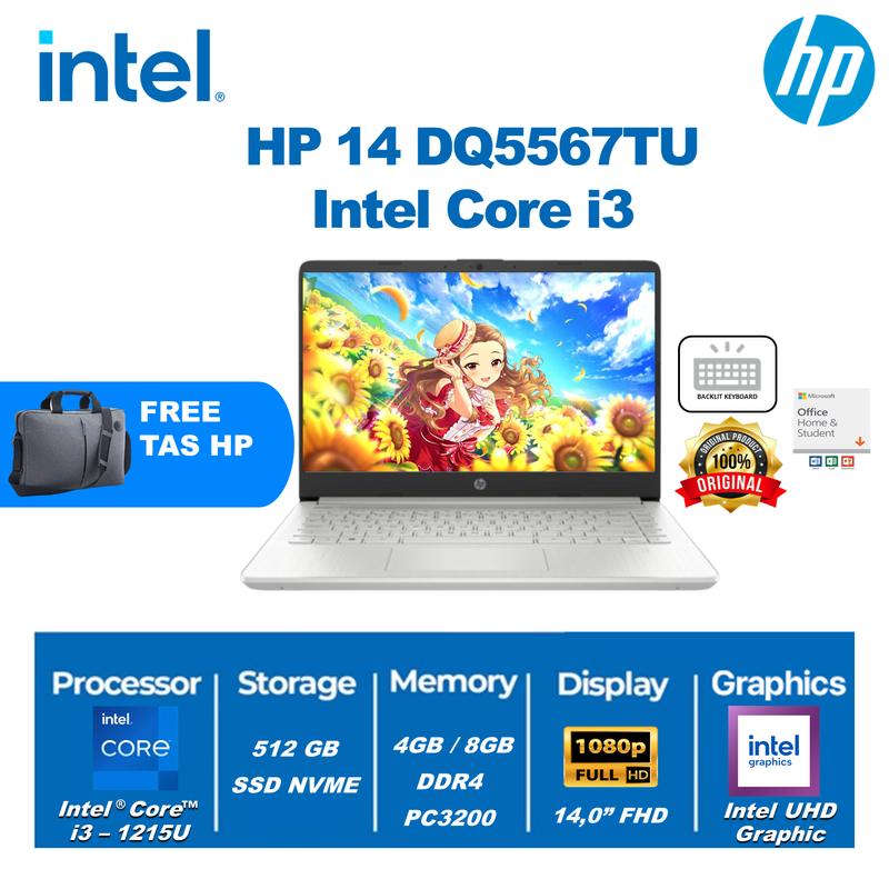 Laptop HP 14s DQ5115TU - Core I3 1215U 8GB 512SSD 14" FHD IP - Shop ...