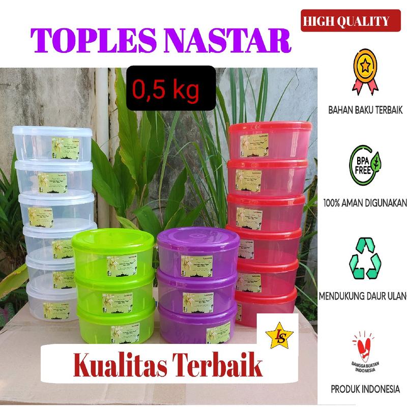 promo!!! 12 pcs toples nastar plastik 500 gram cocok untuk wadah - Shop ...