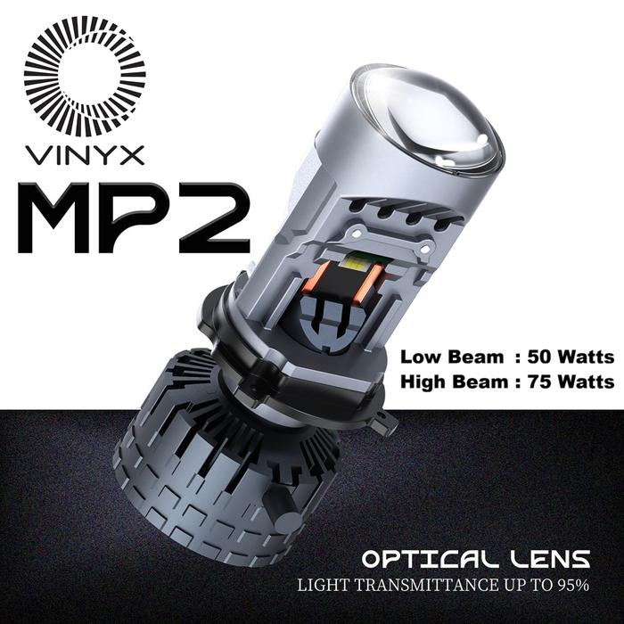 Promo Lampu Utama LED Vinyx MP2 MP1 H4 65W Projie H4 Mini Projector ...