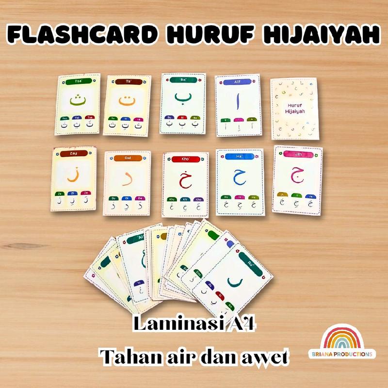 Flashcard Huruf Hijaiyah + Kartu Mengenal Huruf Arab Hijaiya - Shop ...