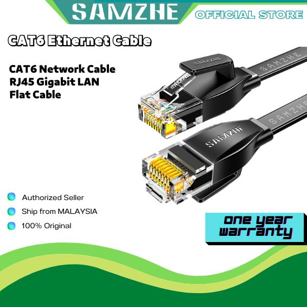 SAMZHE CAT6 Ethernet Cable RJ45 Lan Flat Network Patch Cable - TikTok ...