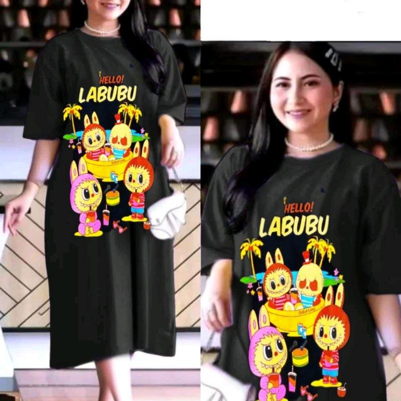 LONG DRESS KARAKTER LABUBU - Shop | Tokopedia
