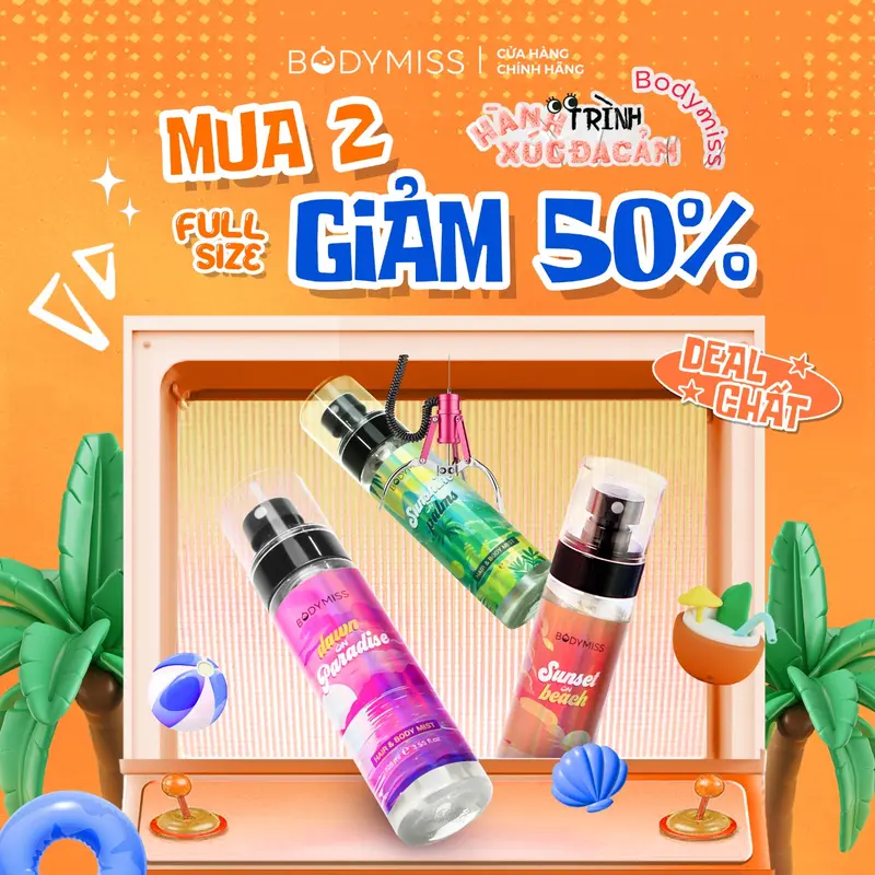 [MUA 2 GIẢM 50%] Body mist Cho Nam Nữ Thơm Lâu BODYMISS - Body - TikTok ...