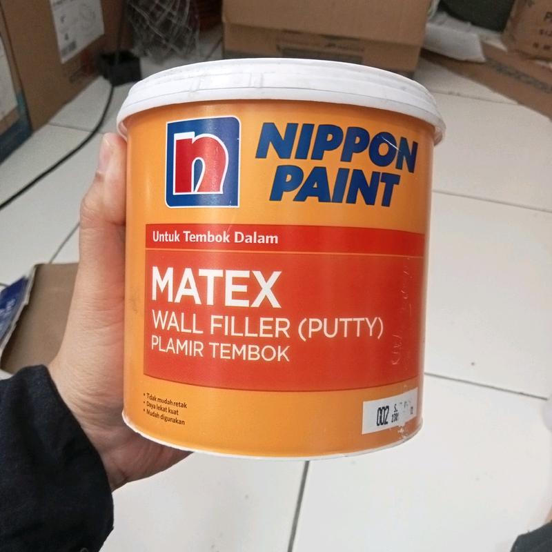 DEMPUL TEMBOK MATEX 1KG DARI NIPPON PAINT / WALL FILLER (PUTTY) PLAMIR ...
