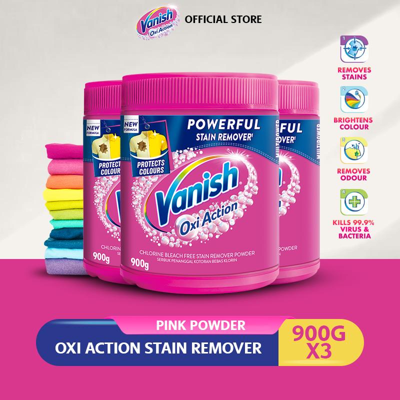 Vanish Stain Remover Pink Oxi Action, Detergent Powder, 900g - TikTok ...