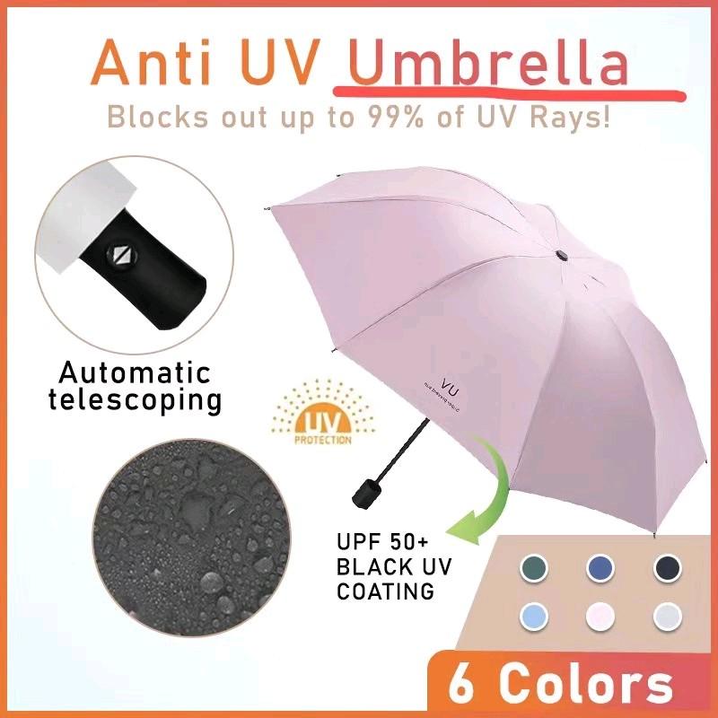 Umbrella Automatic Sunscreen Umbrella Sun UV Block Umbrella - TikTok ...
