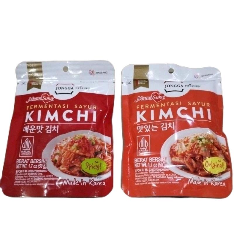 Mama Suka Kimchi Fermentasi Sayur 50gr/Jongga 100% Original Made In ...