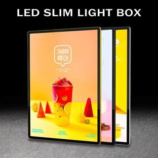 Promo Slim Light neon Box Menu Display For Wall Mount|LED cafe ...