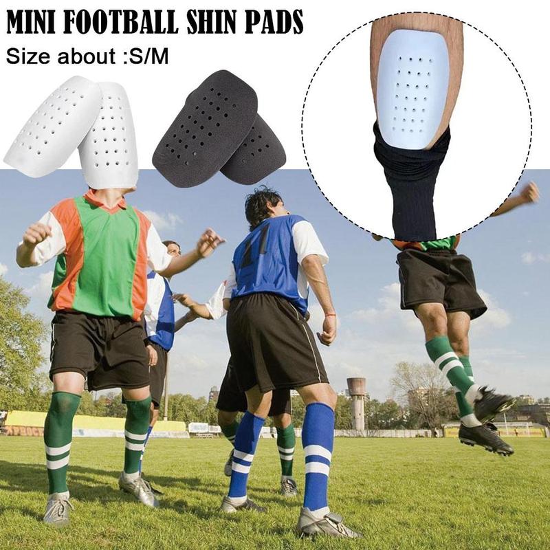 1pair ABS Mini Football Shin Pads EVA Football Training Leg Guard ...