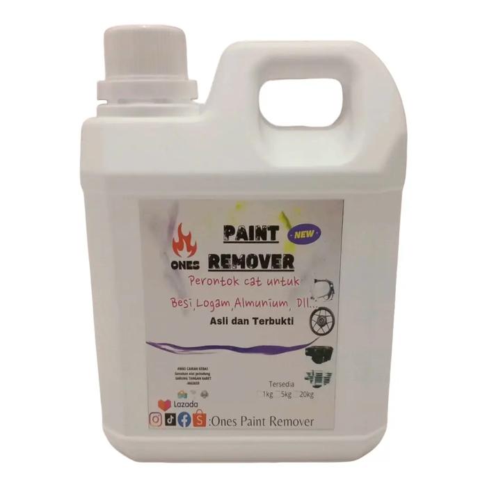 Jual Paint remover/perontok cat 1kg,,800ml ones paint remover pembersih ...