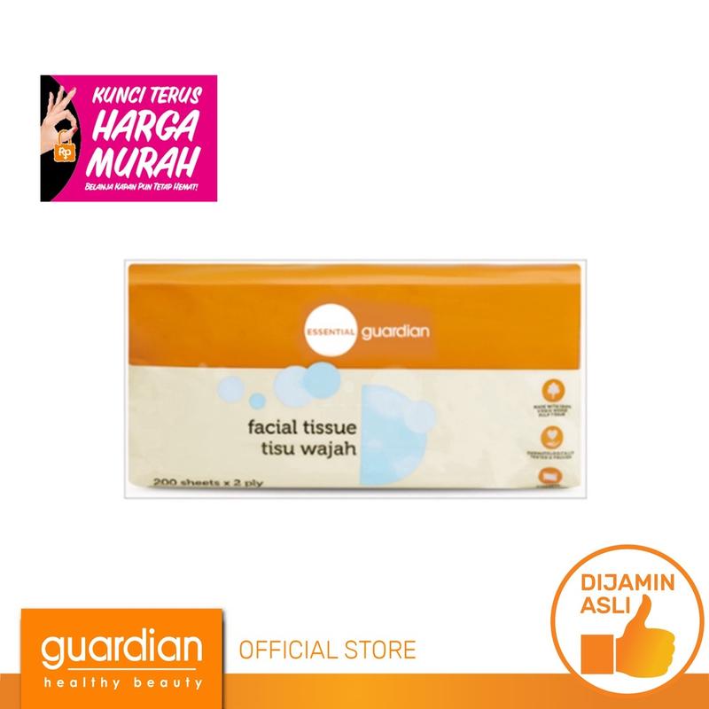 GUARDIAN Essential Facial Tissue 200S - Shop | Tokopedia