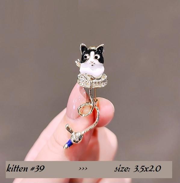 ANIMAL LOVER BROOCHES / LIMITED EDITION / SMITTEN KITTENS - TikTok Shop ...