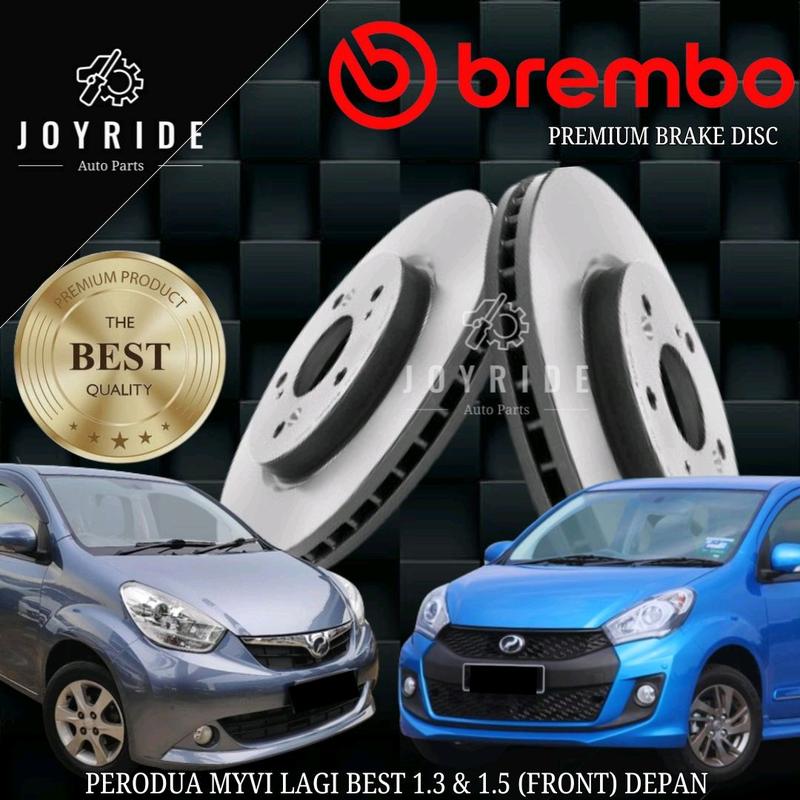 BREMBO PERODUA MYVI LAGI BEST, AXIA, BEZZA DISC BRAKE ROTOR (FRONT ...