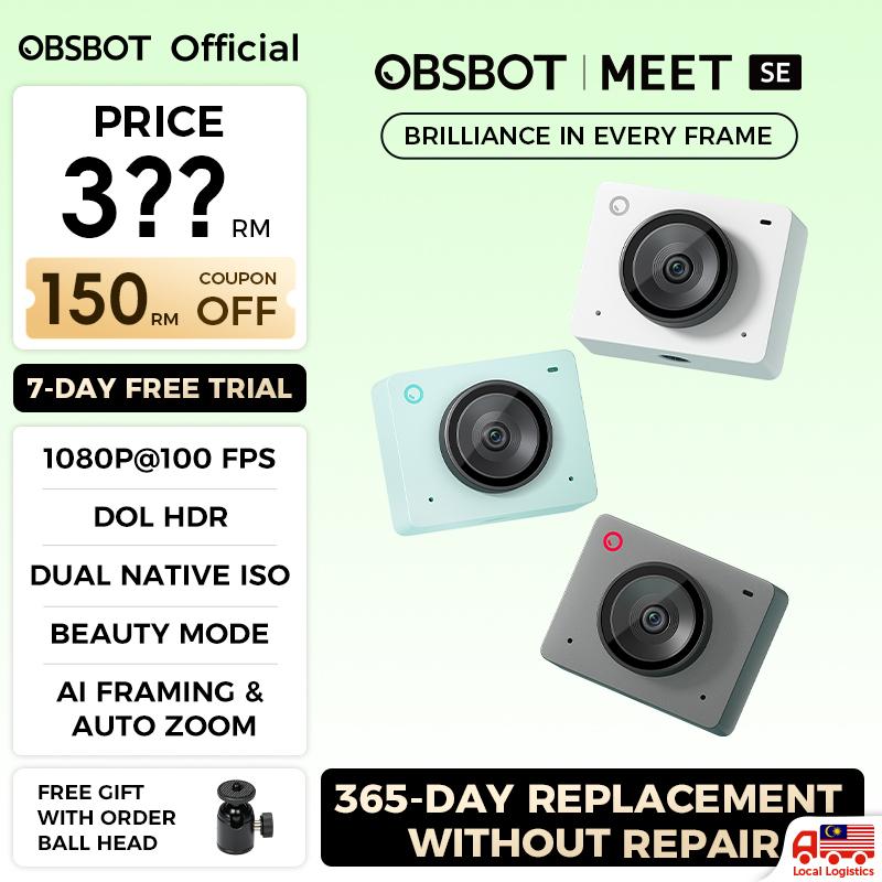 [Local warehouse shipping]OBSBOT Meet SE 1080P@100 FPS Webca - TikTok ...