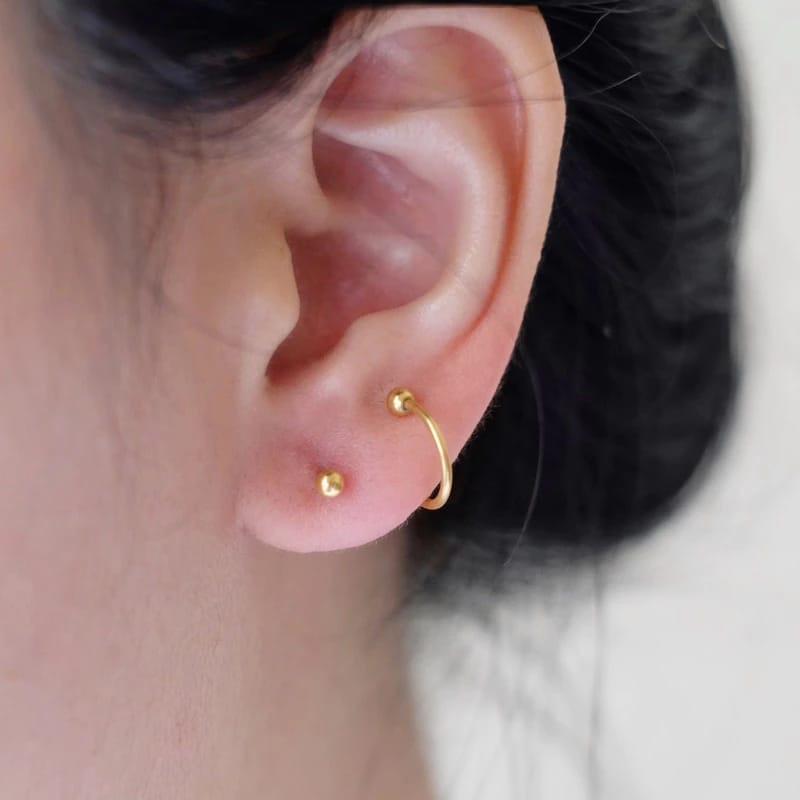 Anting Titanium Asli Anti Karat Tidak Alergi Spiral Ulir Harga - Shop ...