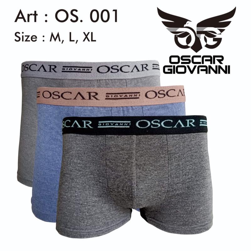 OSCAR GIOVANNI BOXER [isi 3 pcs] OS 001 Celana Dalam Pria Exclusive ...