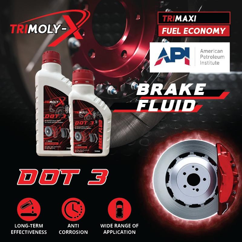 TRIMOLY-X TRIMOLYX DOT 3 350ML 750ML BRAKE FLUID CLUCTH FLUI - TikTok ...