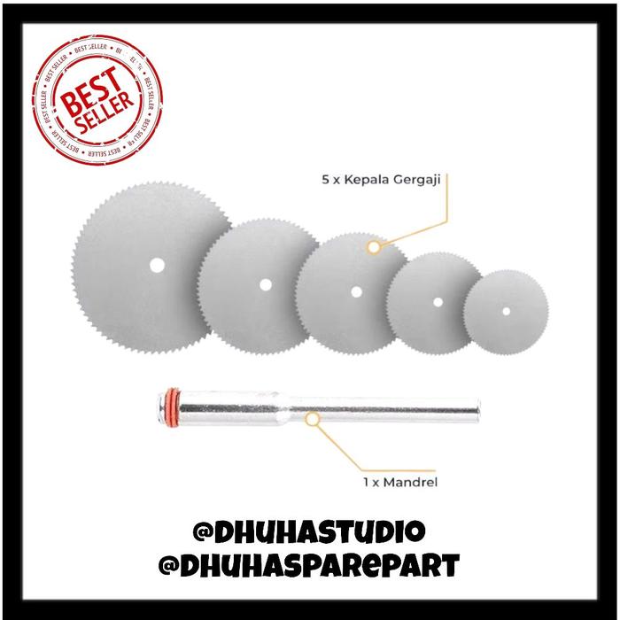 Jual Mata Gerindra Mini Circular Saw HSS Set 10pcs Dan 5pcs - Isi 10pcs ...