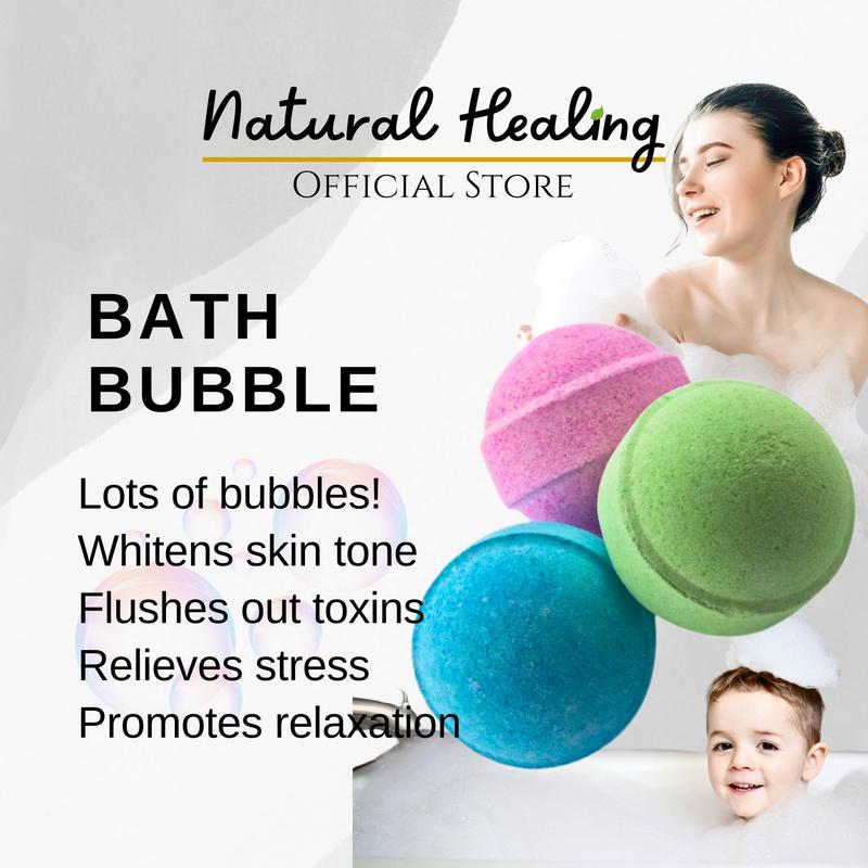 NATURAL HEALING Bath Bomb Bubble Bath Bomb Bubble Buih Sabun - TikTok ...