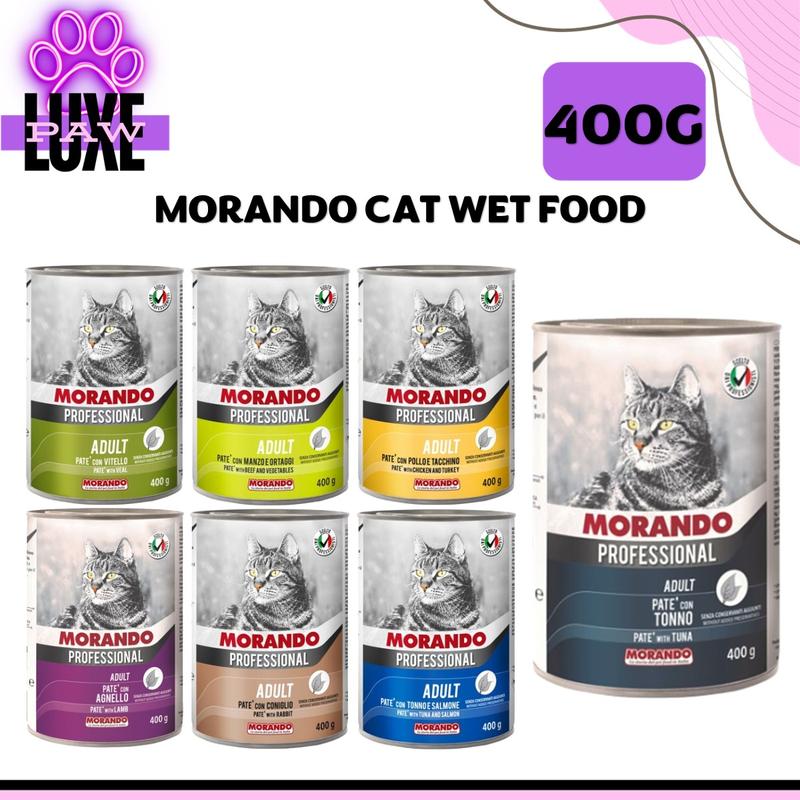 Morando Cat Can Food Chunks 405G & Pate 400G Makanan Kucing Basah ...