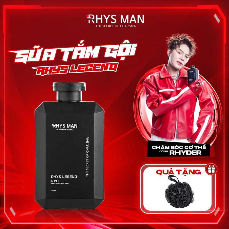 [RHYDER x RHYS MAN] Sữa tắm gội nam RHYS MAN 3in1 Rhys Legen - TikTok ...