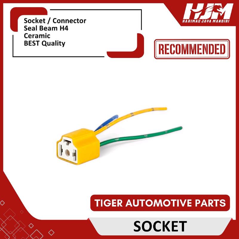 Socket Seal Beam H4 Ceramic - Soket Bohlam Lampu Keramik Bat - Shop ...