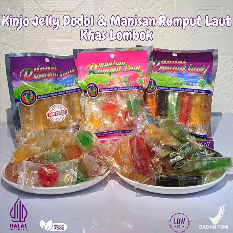 [Halal] Kinjo Jelly Candy Dodol Rumput Laut 90g - Shop | Tokopedia