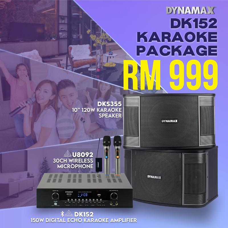 Home Karaoke Set DYNAMAX DK152 150W Digital Echo Home Karaok - TikTok ...