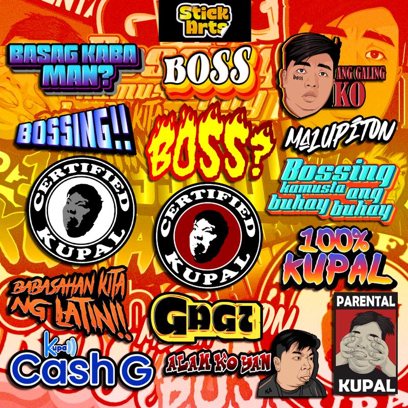 15pcs MALUPITON(V2) Vinyl Sticker Pack Fully Waterproof for Tumblers ...