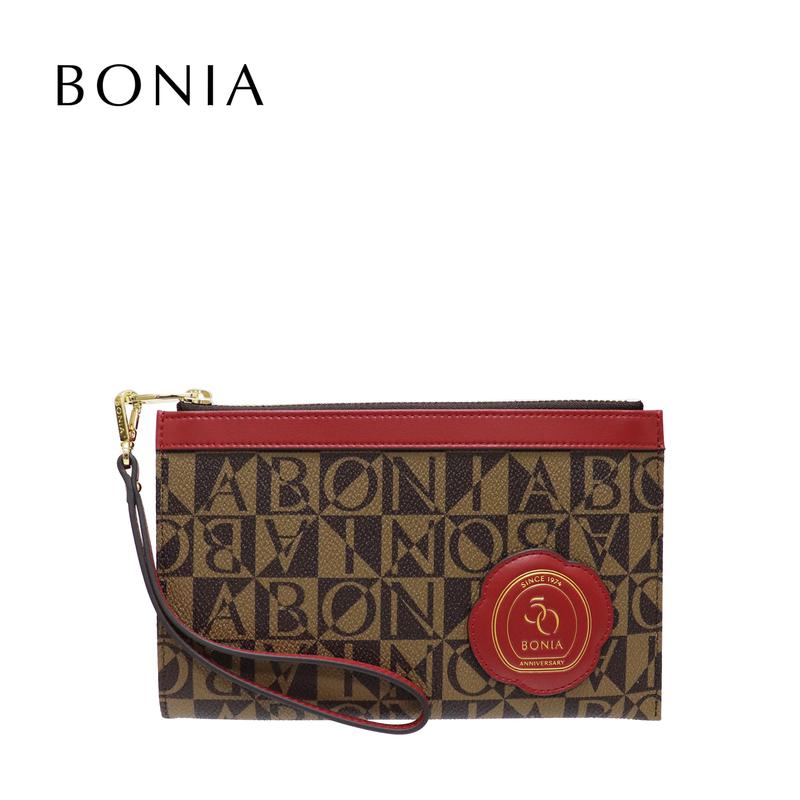 Bonia Monogram 50th Anniversary Zipper Pouch 8125-936 - TikTok Shop ...