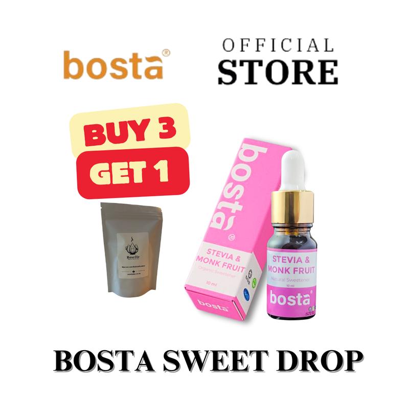 BOSTA SWEET DROP MONK FRUIT & STEVIA SWEETENER Food Sugar - TikTok Shop ...
