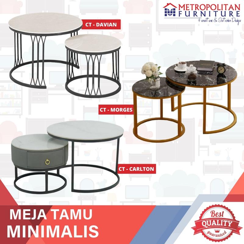 Mee Do Meja Tamu Sudut Coffee Table Susun Minimalis Furniture - Shop ...