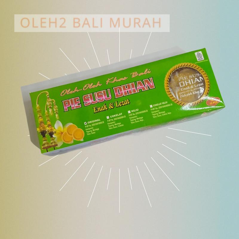Pie Susu Dhian Khas Bali isi 10 pcs-Originil-Keju-Mix Rasa - Shop ...