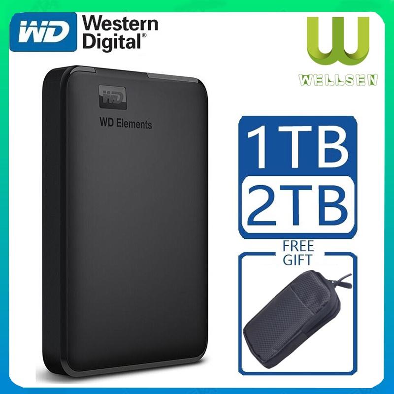 New WD Elements 1TB/2TB - HDD / HD / Hardisk / Harddisk External - Shop ...
