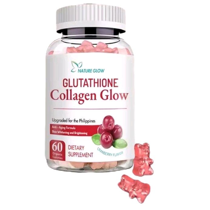 NATURE GLOW GLUTATHIONE COLLAGEN GLOW GUMMY CRANBERRY 60'S - TikTok ...
