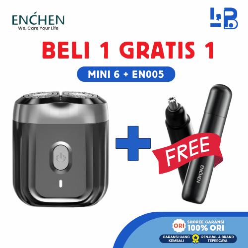 (BELI 1 GRATIS 1) ENCHEN - Paket Cukuran Bulu Mini 6 Shaver - Shop | Tokopedia