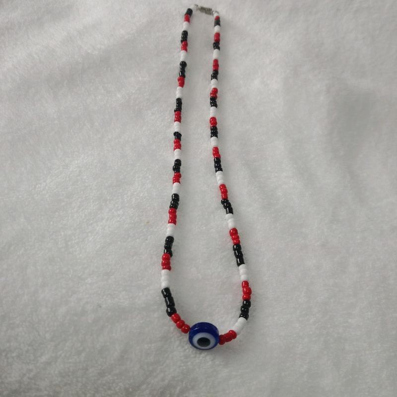 JMD HANDMADE EVIL EYE PAAL MANI NECK CHAIN - TikTok Shop Malaysia